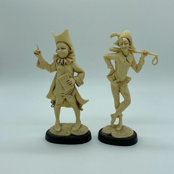 Fontanini | Art | Vintage Fontanini Depose Italy Figurines Court Jester ...